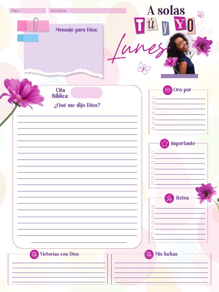 Registro Devocional Creativo Diario para Mujeres | PDF