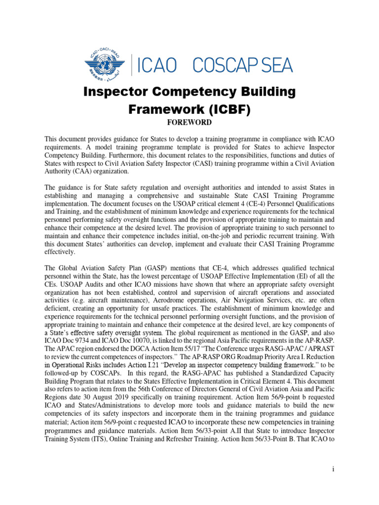 ICBF | PDF | Federal Aviation Administration | Educational Technology