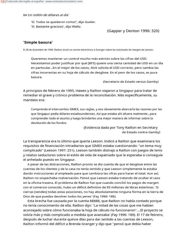 The Dynamics of Organizational Collapse The Case of Barings Bank by ...