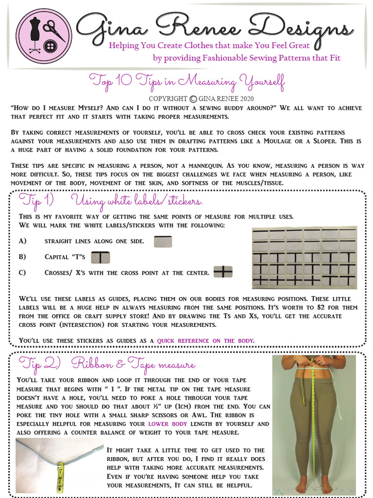 Top 10 Tips in Measuring Yourself | PDF