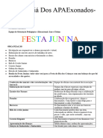 Cronograma Da Festa Junina | PDF