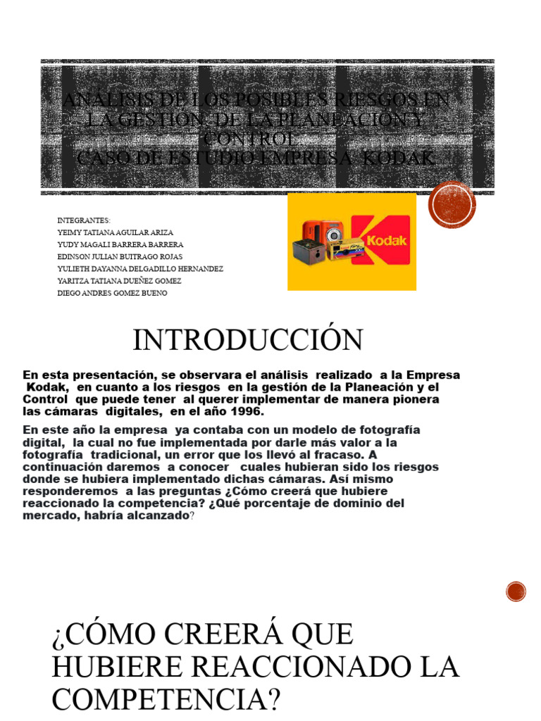 Actividad N 2 Un Análisis Grupal de Los Posibles Riesgos en La Gestión de La Planeación y ...