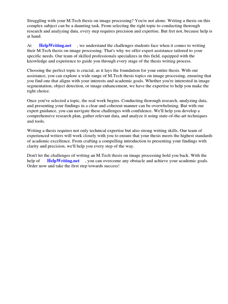 M.tech Thesis Topics On Image Processing | PDF M.tech Thesis Topics On Image Processing | PDF