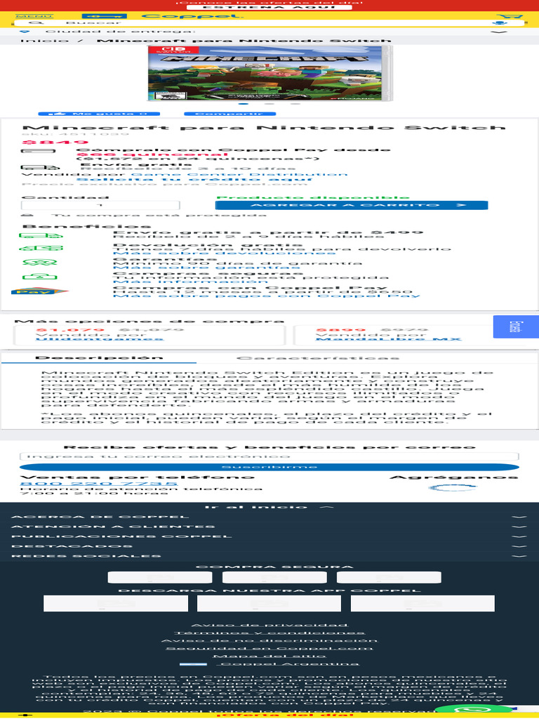 Minecraft para Nintendo Switch | PDF | Minecraft | Nintendo