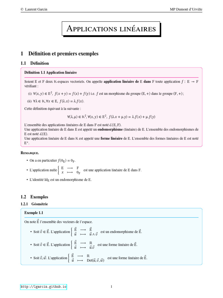 Applications Line Aires | PDF
