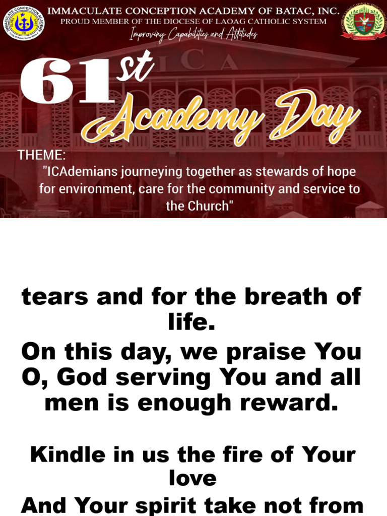Academy Day Wag I Erase | PDF | Mass (Liturgy) | Mercy