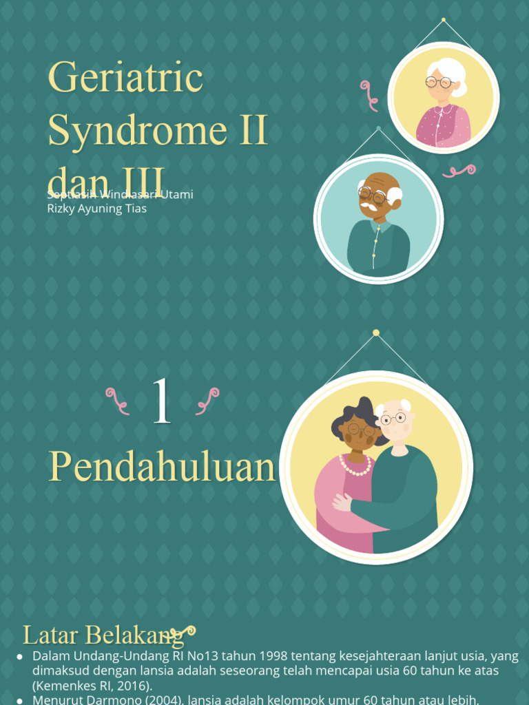 Geriatric Syndrome II Dan III | PDF