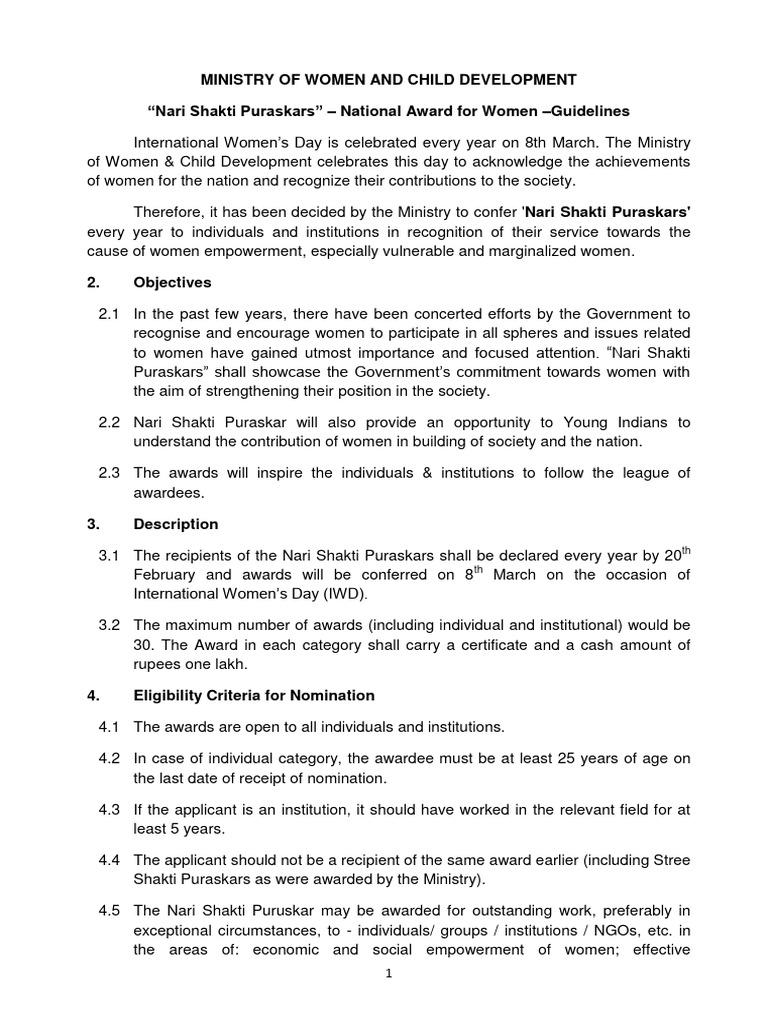 Approved Guidelines For NSP - 1 - 1 | PDF