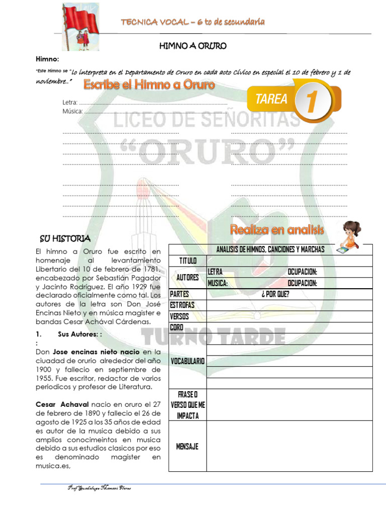 Himno A Oruro | PDF