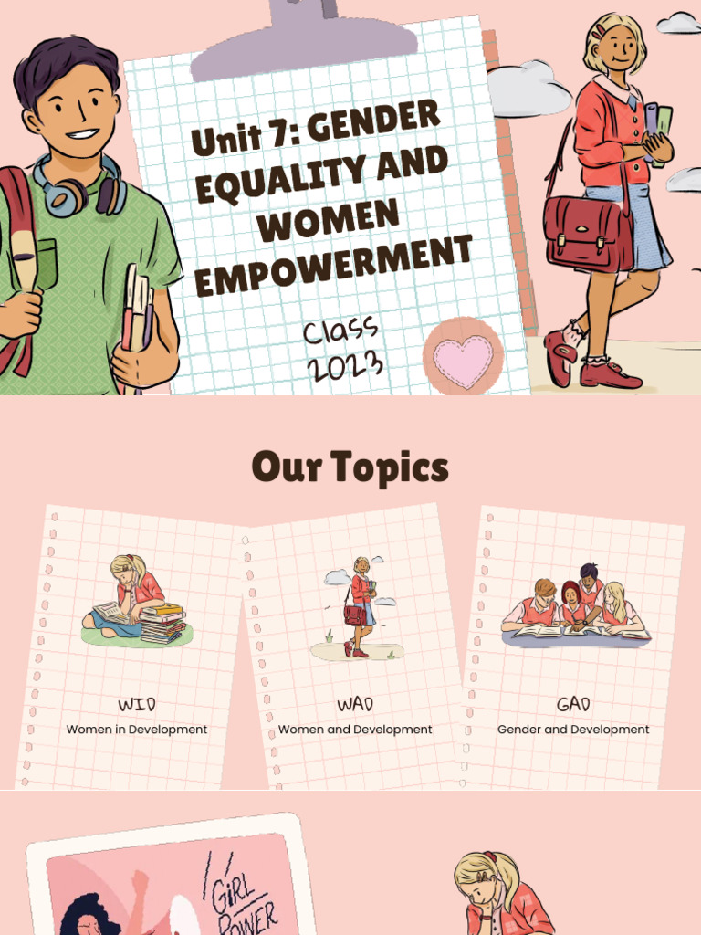 Gender Equality and Women Empowerment | PDF | Gender And Development ...