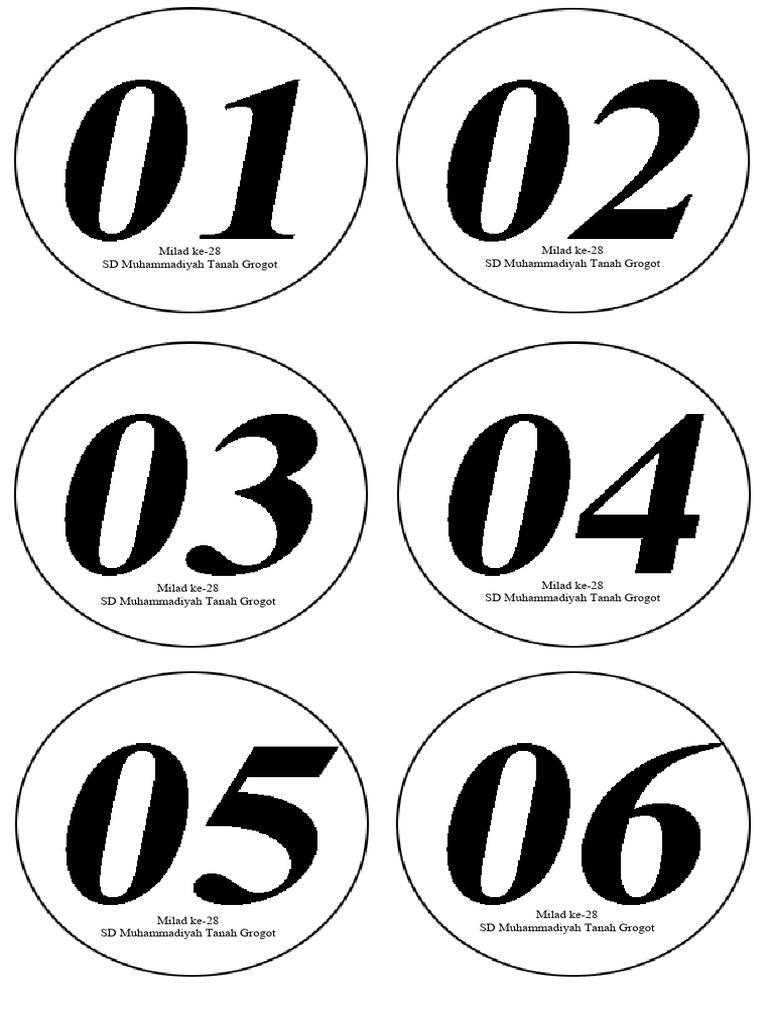 Format Nomor Dada Word | PDF