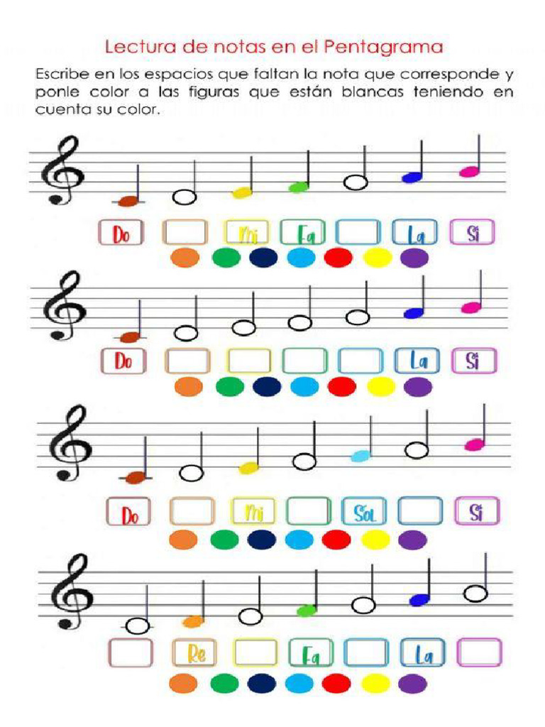 Ejercicios de Música | PDF