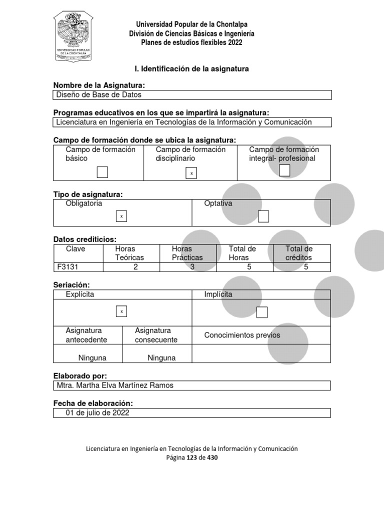 Diseño de Base de Datso | PDF | Informática