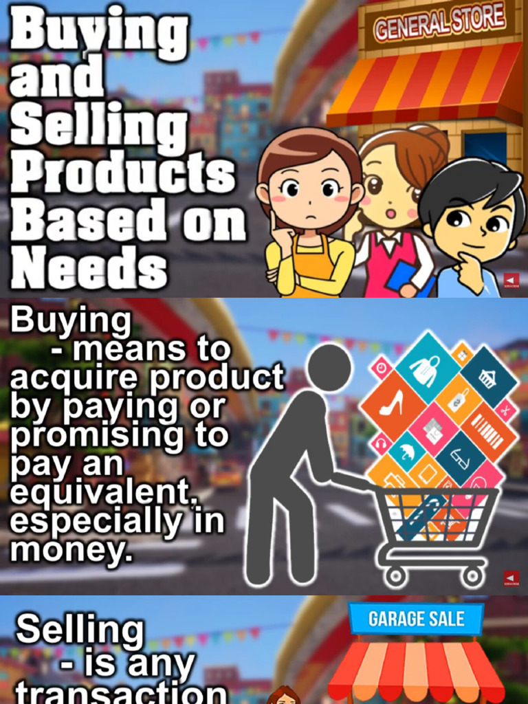 Buying and Selling Products Based On Needs | PDF
