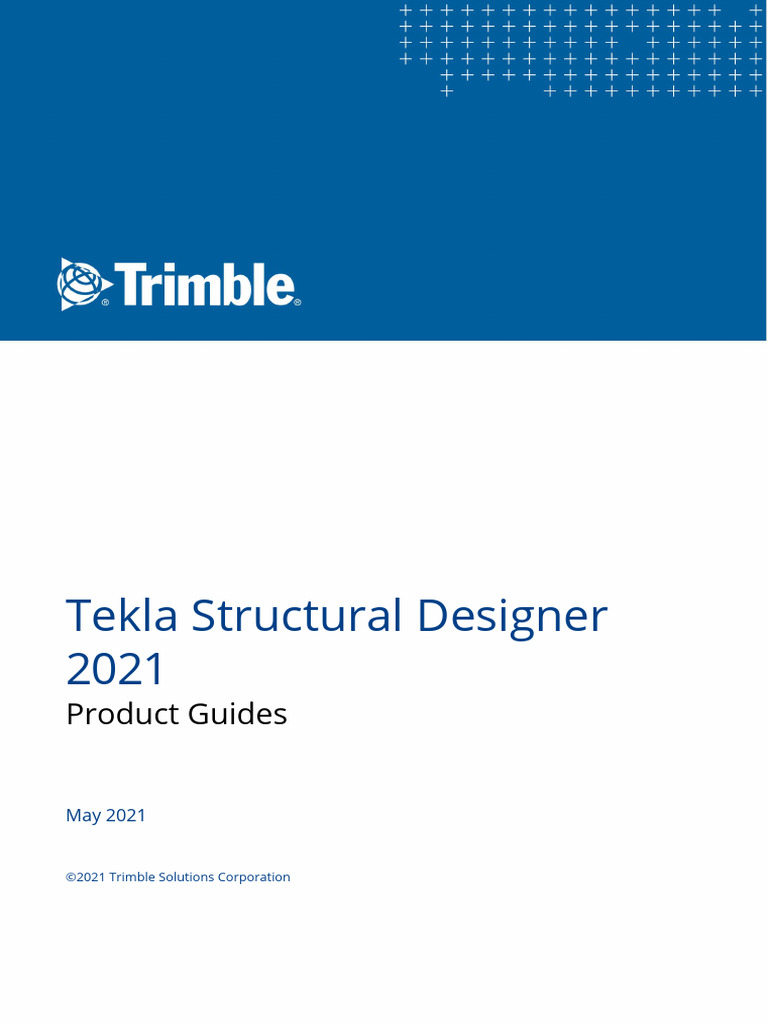 Tekla Structural Designer 2021 Product Guides | PDF | System Software | Computing