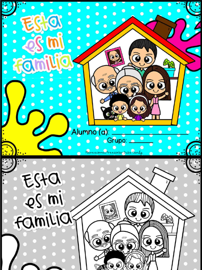 Cuadernillo Esta Es Mi Familia Dulce Candy | PDF