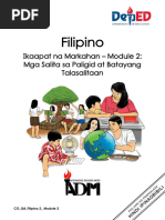 GRADE-2-DLP-Q4-FILIPINO 2-Nabigyang Kahulugan Ang Mga Salita | PDF