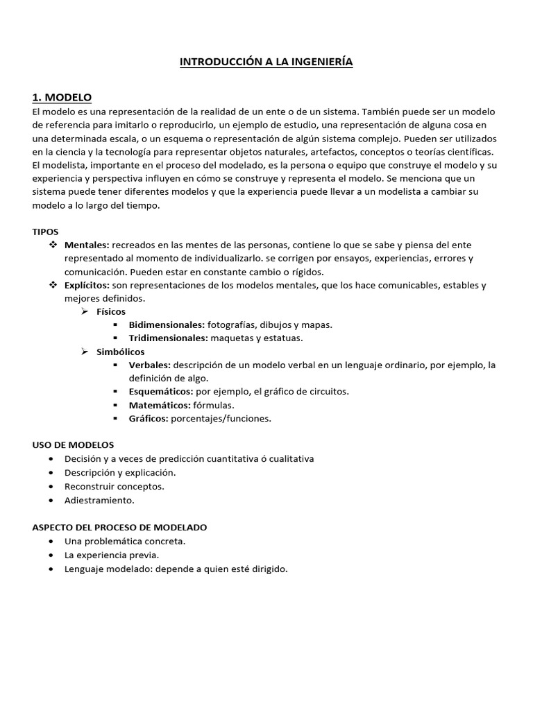Resumen Intro A La Ing Parcial 2 | PDF | Analogía | Diseño
