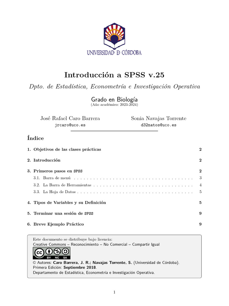 Manual Introducción Al SPSS | PDF | Informática