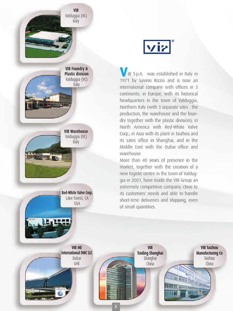 VIR Valves | PDF | Valve | Mechanical Engineering