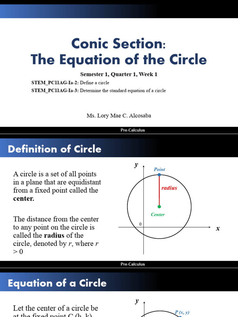 2- Circles | PDF | Circle | Equations
