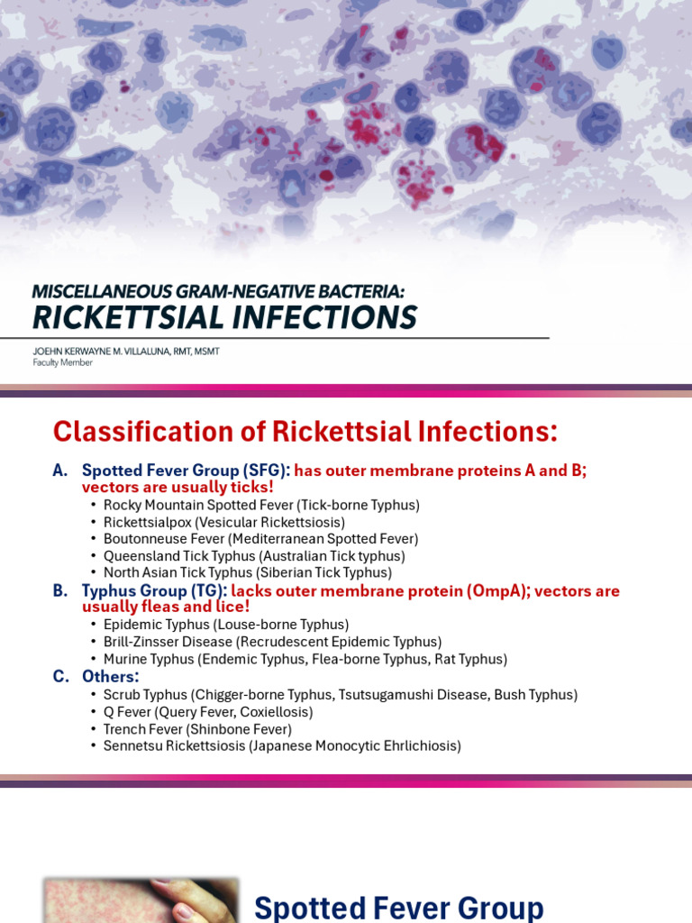 BACTE-RICKETTSIAL-INFECTIONS | PDF | Infection | Serology