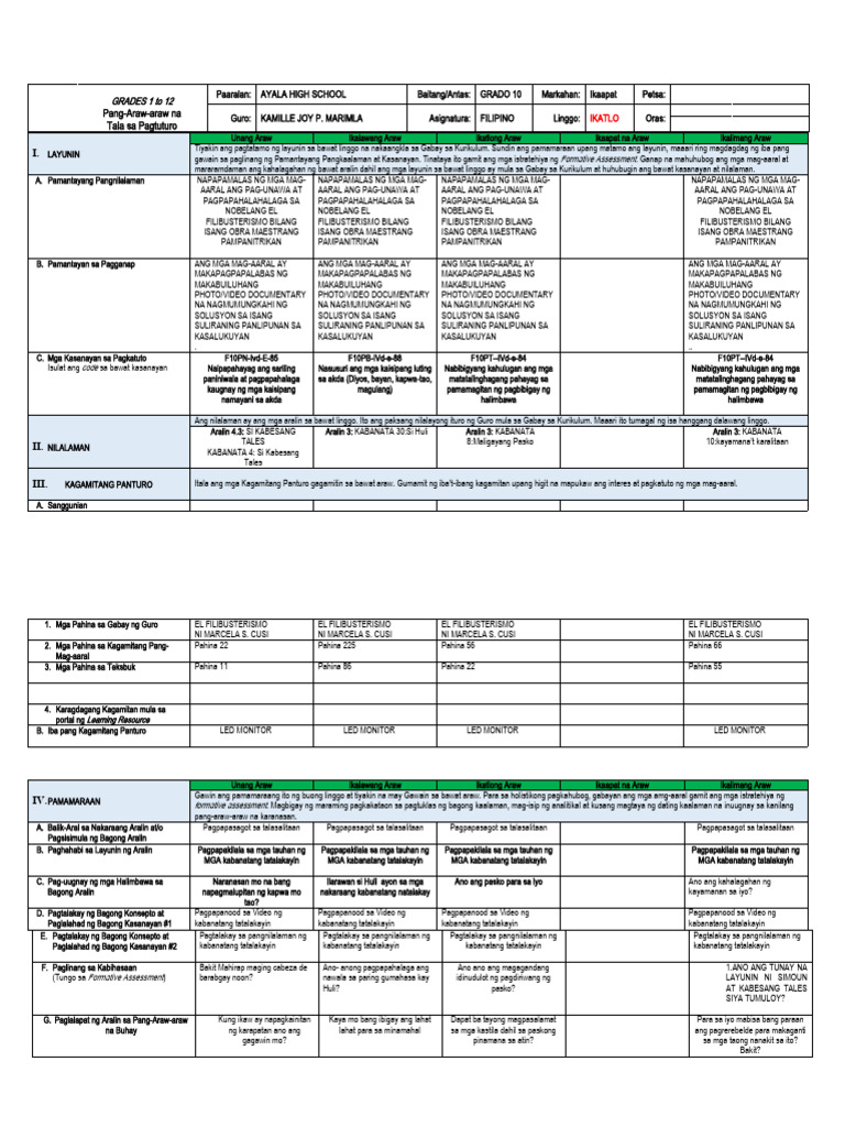 ARALIN 4.3.docx Version 1 | PDF