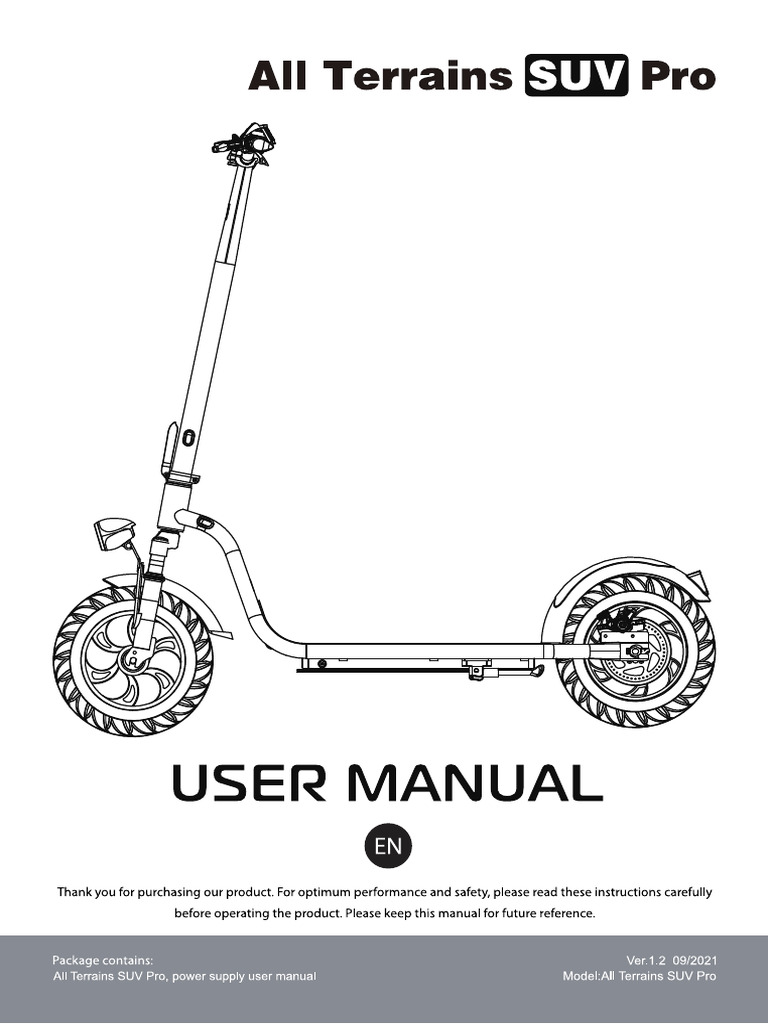 f12 Electric Scooter User Manu - Xlaqrv | PDF