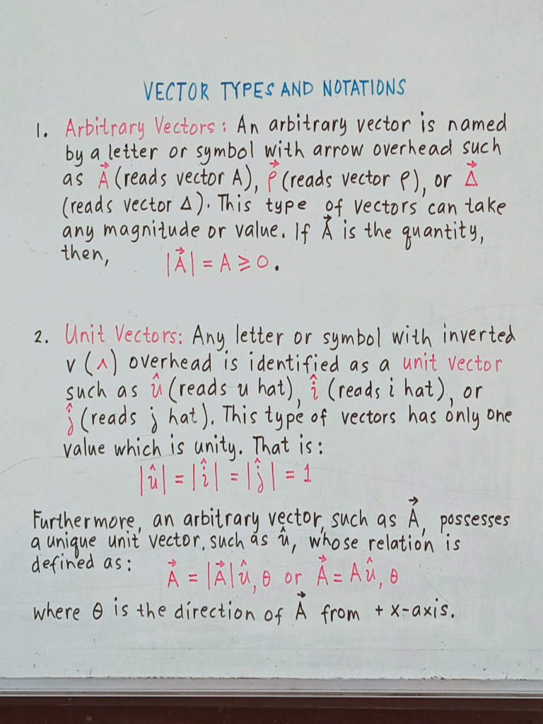Slide04 Vector Types and Notations | PDF