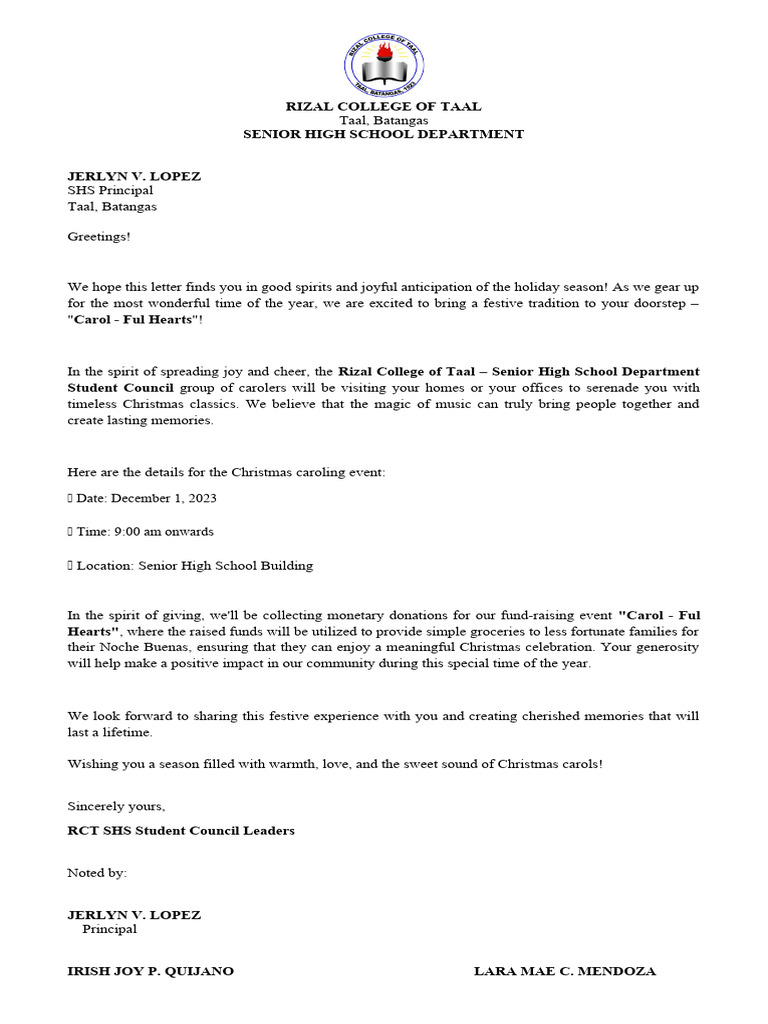 Revised Letters | PDF | Christmas | Christmas And Holiday Season