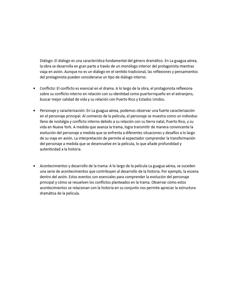 Personajes en La guagua aérea | PDF | Arte