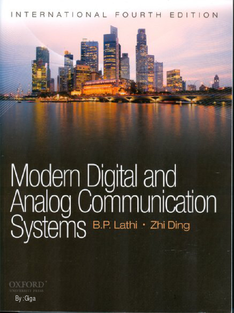 Modern Digital and Analog Communication Systems 4th Edition | PDF