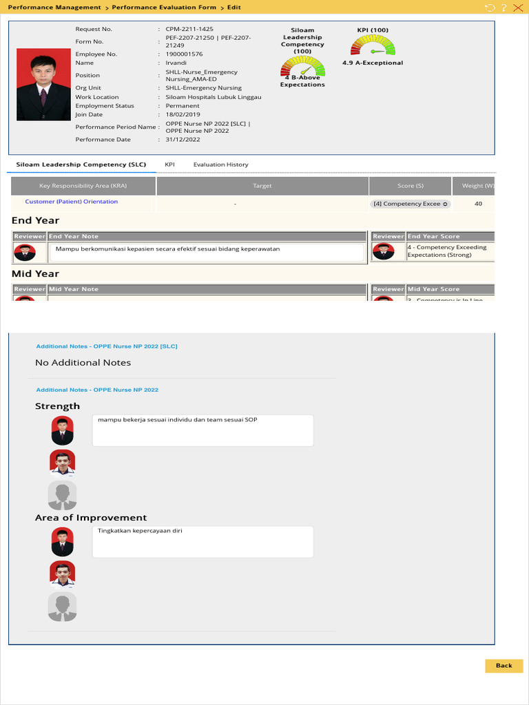 Eval Form | PDF | Health Care