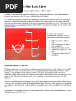 Loadline & Draft Marks | PDF | Ships | Shipping