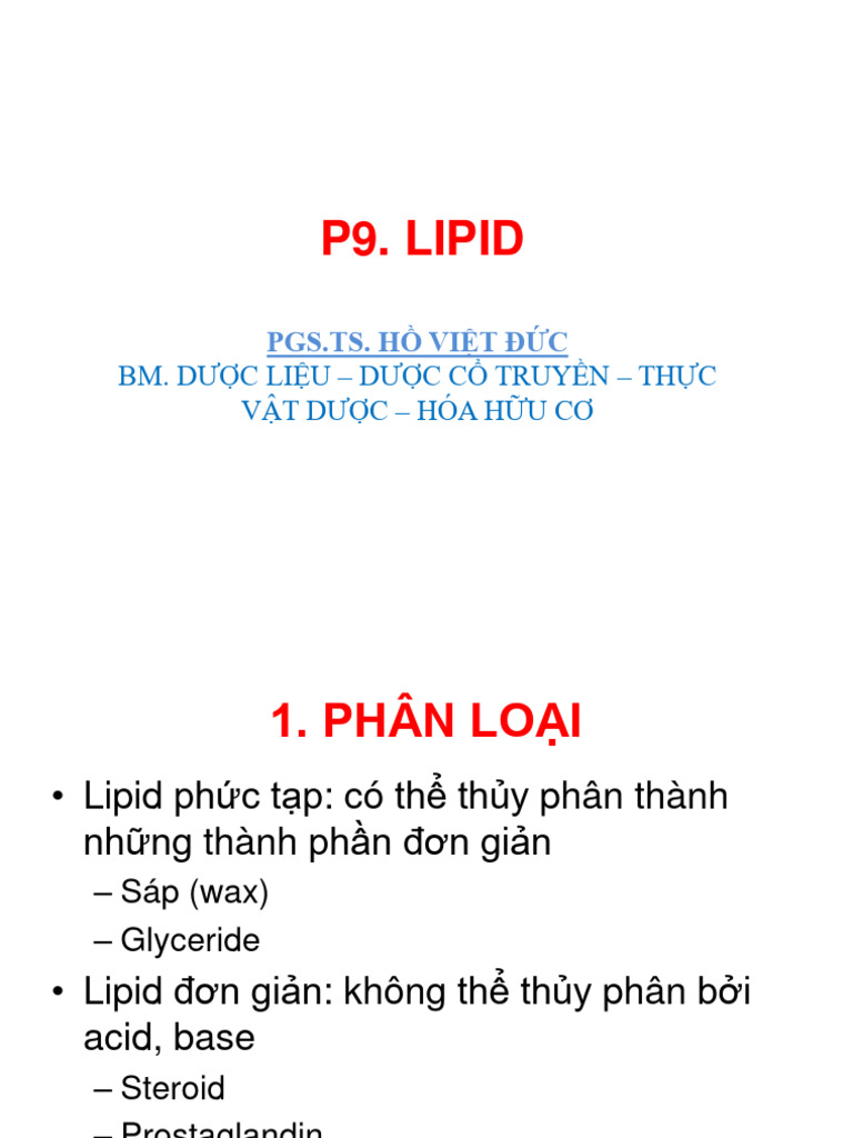P9 Lipid | PDF