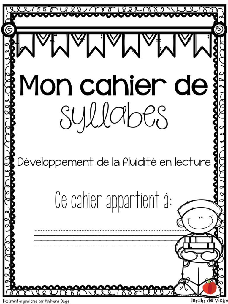 Cahier de Syllabes pour CP | PDF
