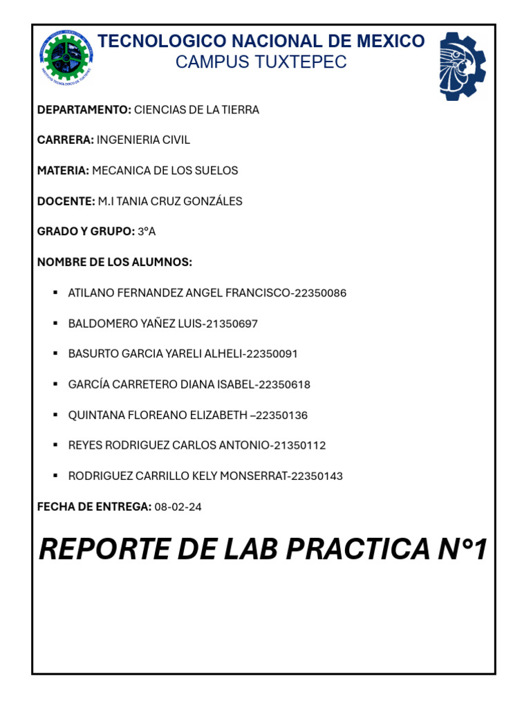 Reporte Pract.1 | PDF