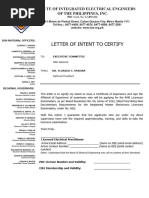 PRC Form 104: Certificate of Experience | PDF | Government Information ...