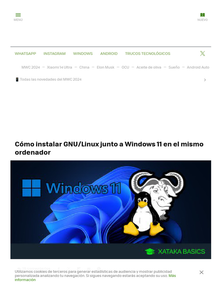 Cómo Instalar GNU - Linux Junto A Windows 11 en El Mismo Ordenador | PDF | Distribución de Linux ...