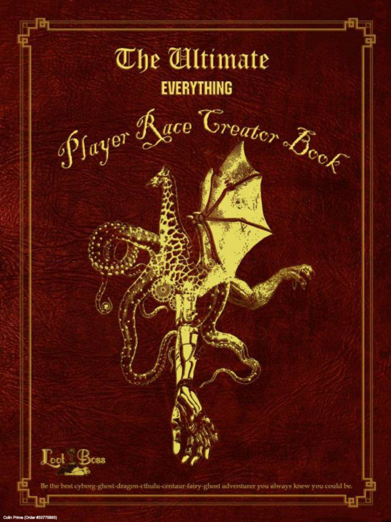 The Ultimate Race Creator 5e | PDF
