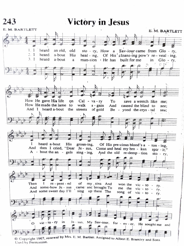 Victory in Jesus | PDF