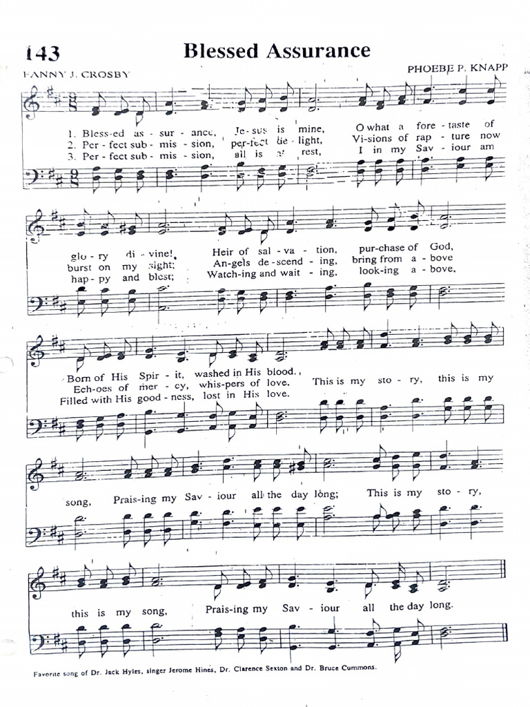 Blessed Assurance | PDF