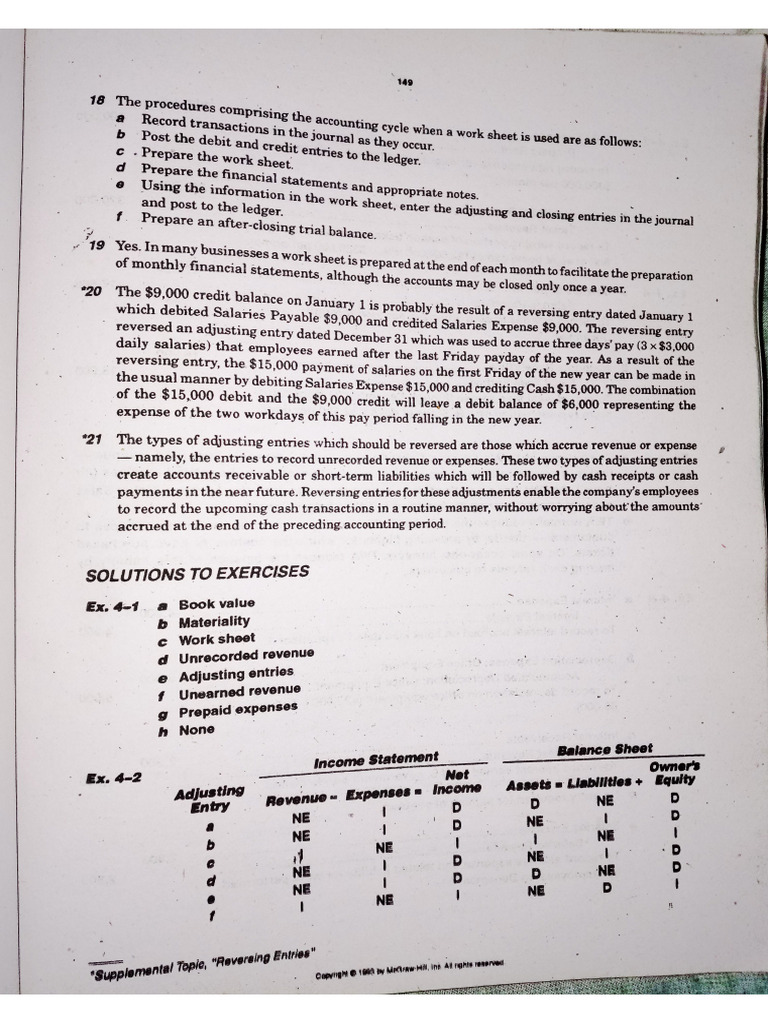 Chap 4 Solution Fund of Accounting | PDF