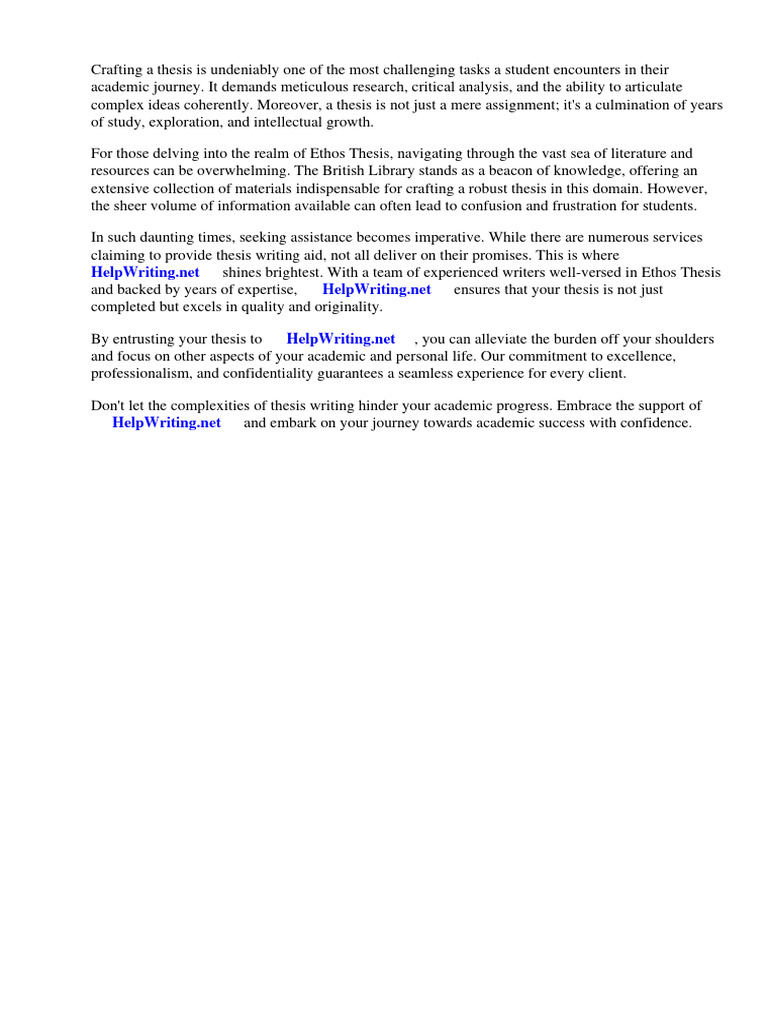 Ethos Thesis British Library | PDF | Language Arts & Discipline