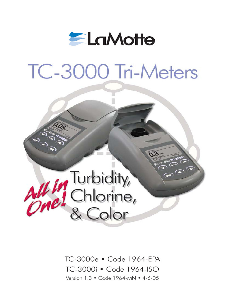 TC-3000e - Code 1964-EPA TC-3000i - Code 1964-ISO | PDF