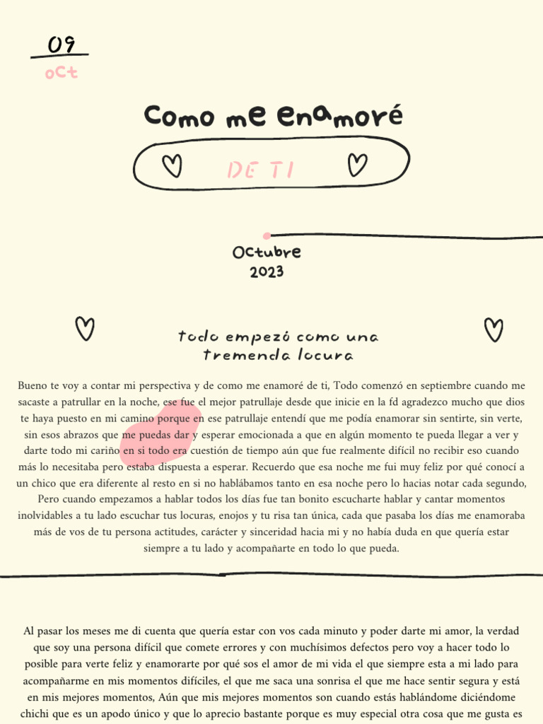 Una Pequena Historia de Amor | PDF | Amor