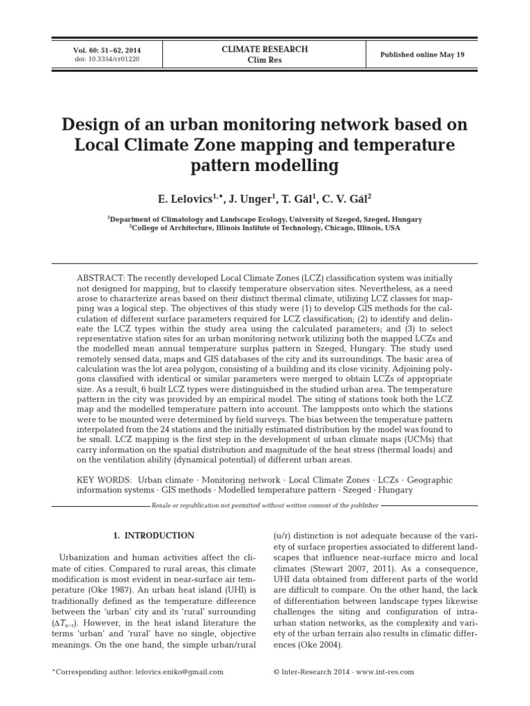02 - 2014 - Design of An Urban Monitoring Network Based On Local Climate Zone Mapping and ...