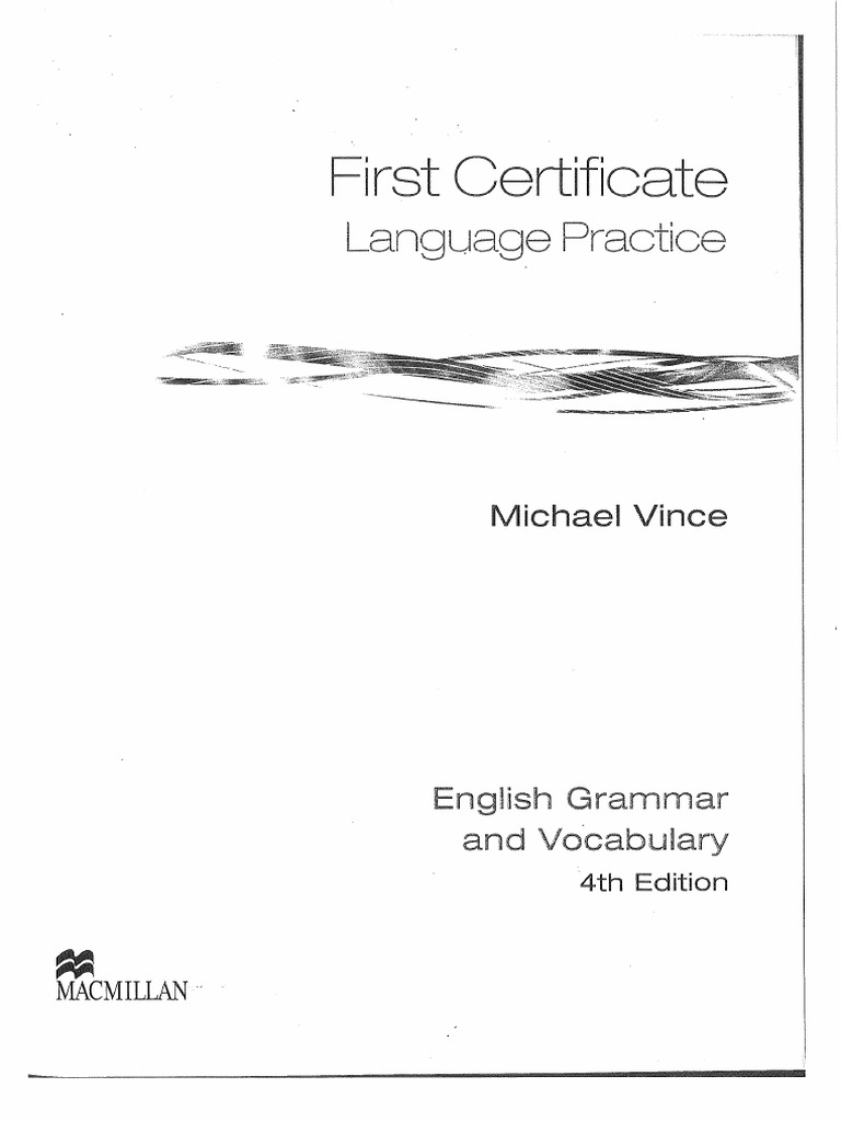 First Certificate Language Practice 4th Edition | PDF