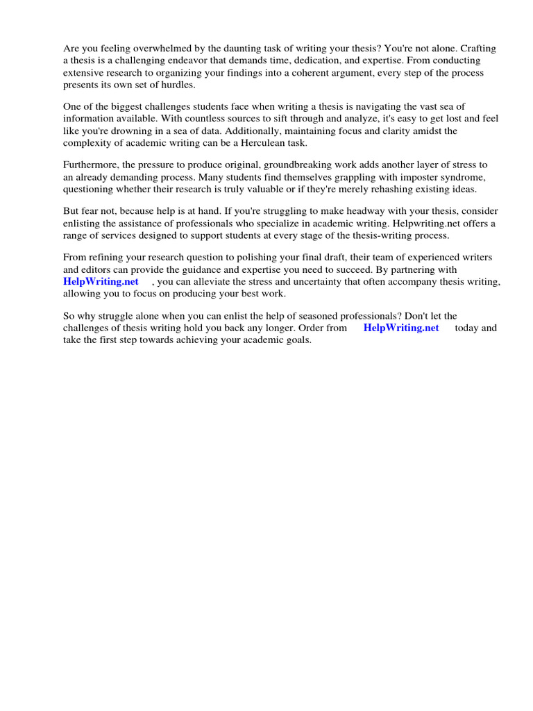 Hva Thesis Guide | PDF