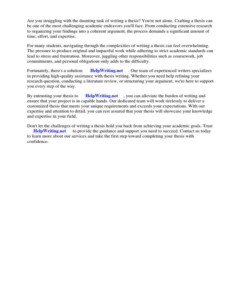 Background Information Thesis | PDF | Thesis | Essays